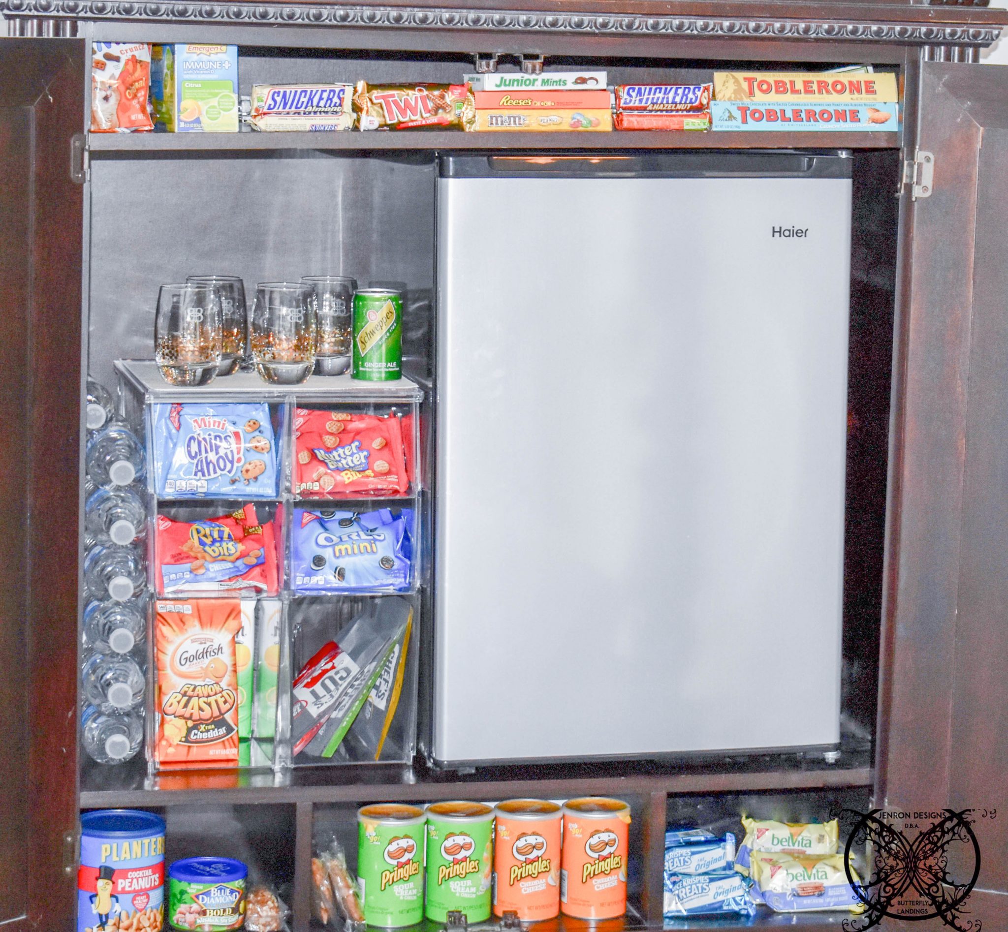 The Luxe Mini Bar Armoire – JENRON DESIGNS