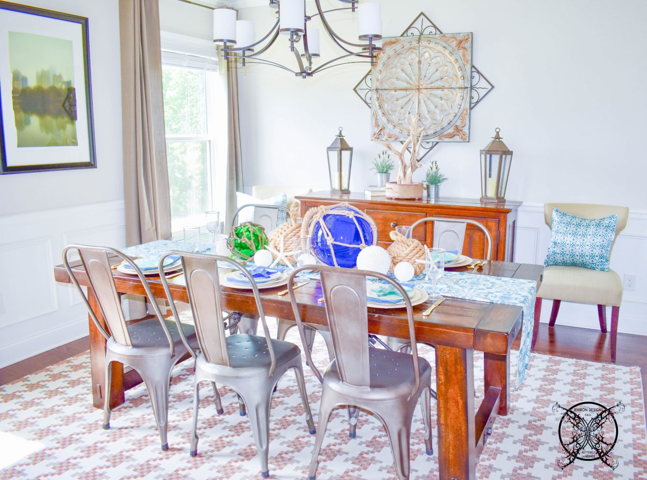 Summer Sea Glass Tablescape – JENRON DESIGNS