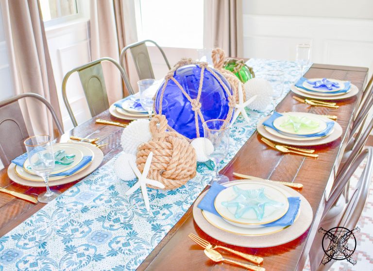 Summer Sea Glass Tablescape – JENRON DESIGNS