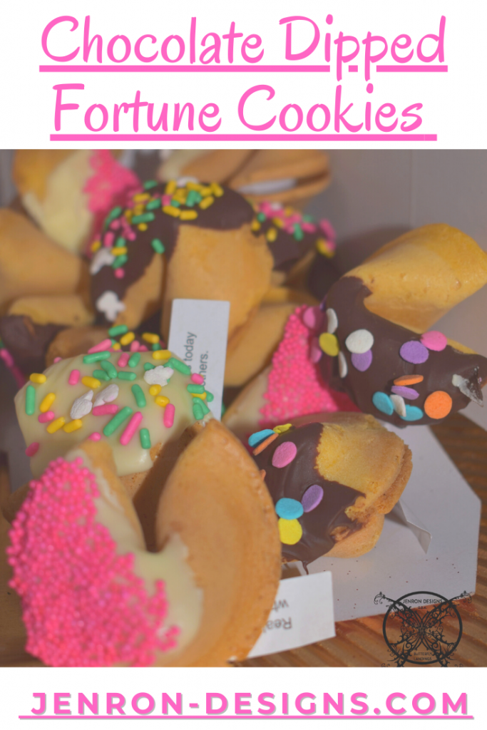 Chocolate Dipped Fortune Cookies – JENRON DESIGNS