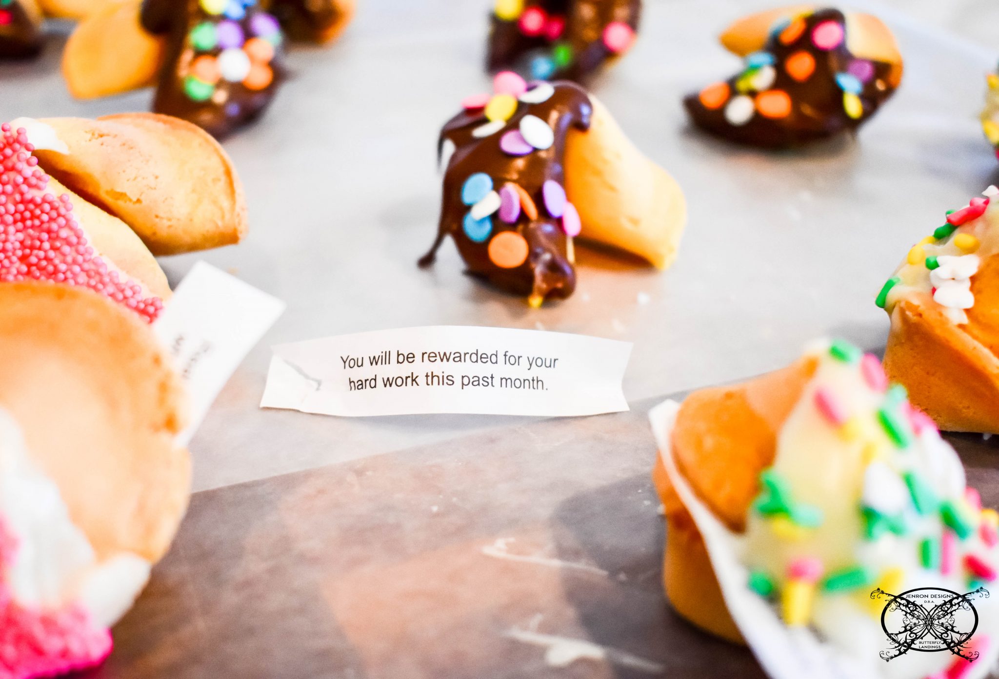 Chocolate Dipped Fortune Cookies – JENRON DESIGNS