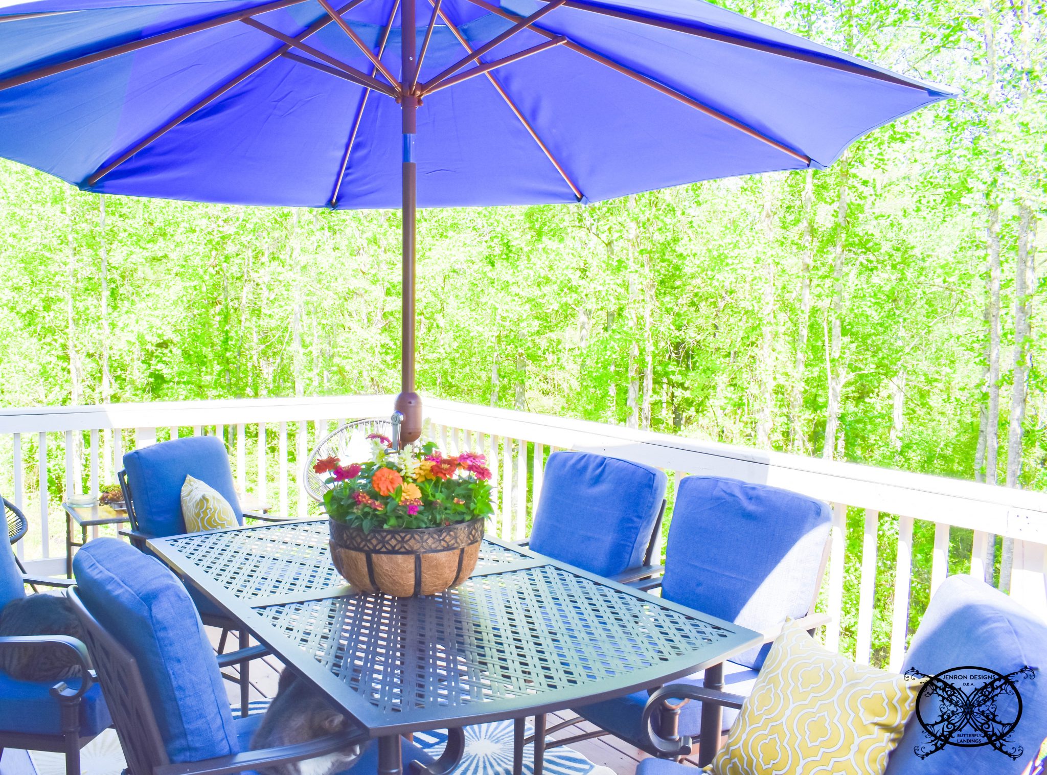 DIY Flower Pot for Around a Umbrella – JENRON DESIGNS