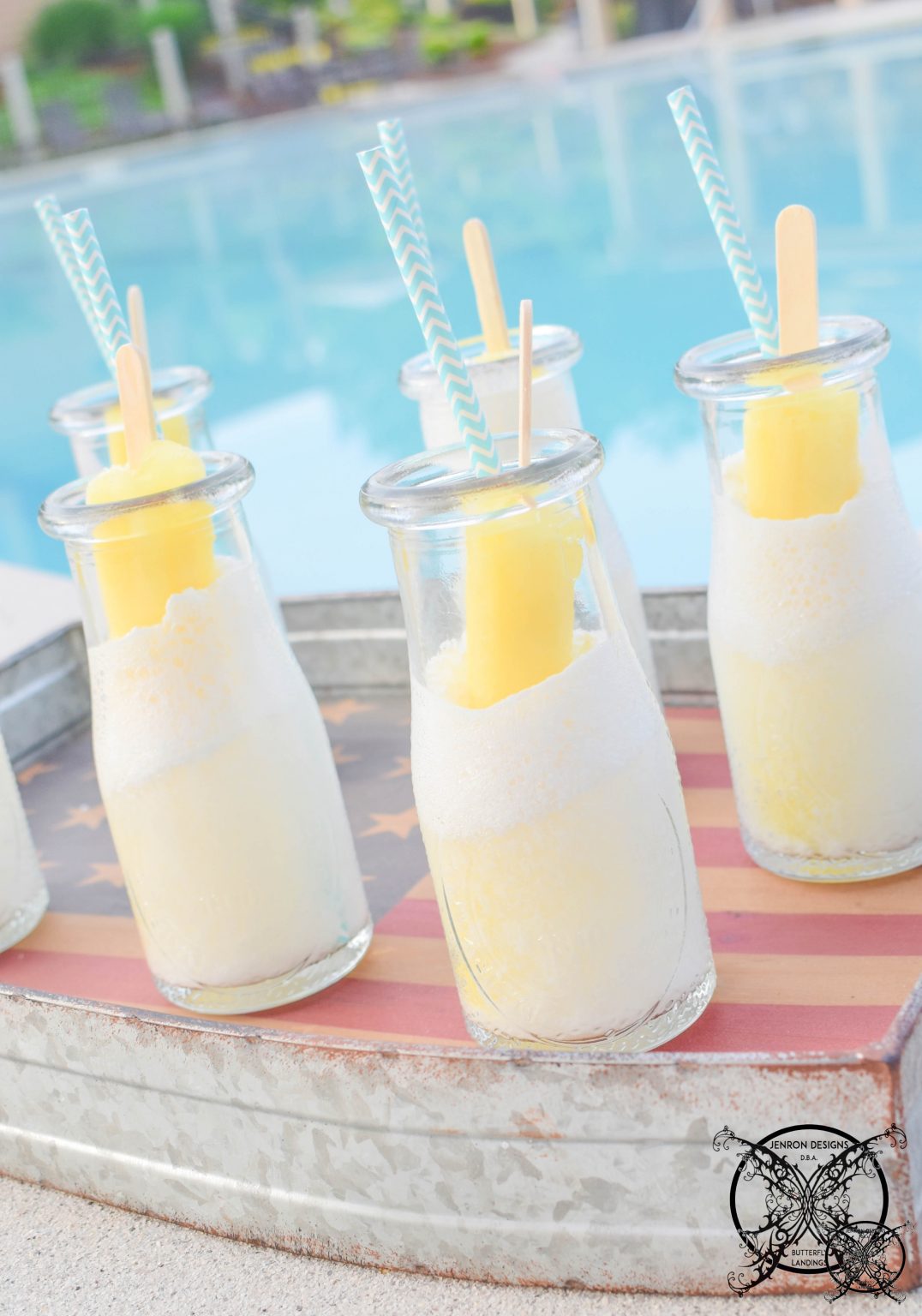 Banana Puddin’ Poptails – JENRON DESIGNS