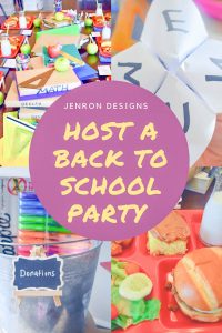 Back To School Reunion Dinner | JENRON DESIGNS