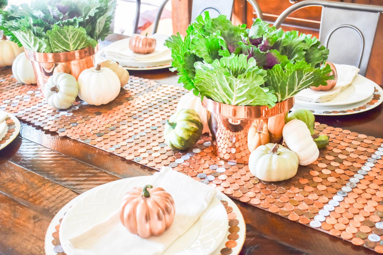 The Lucky Penny Table & DIY Table Runner | JENRON DESIGNS