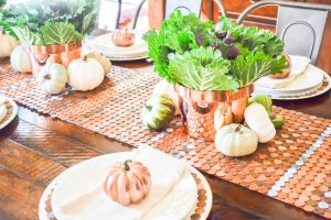 The Lucky Penny Table & DIY Table Runner | JENRON DESIGNS
