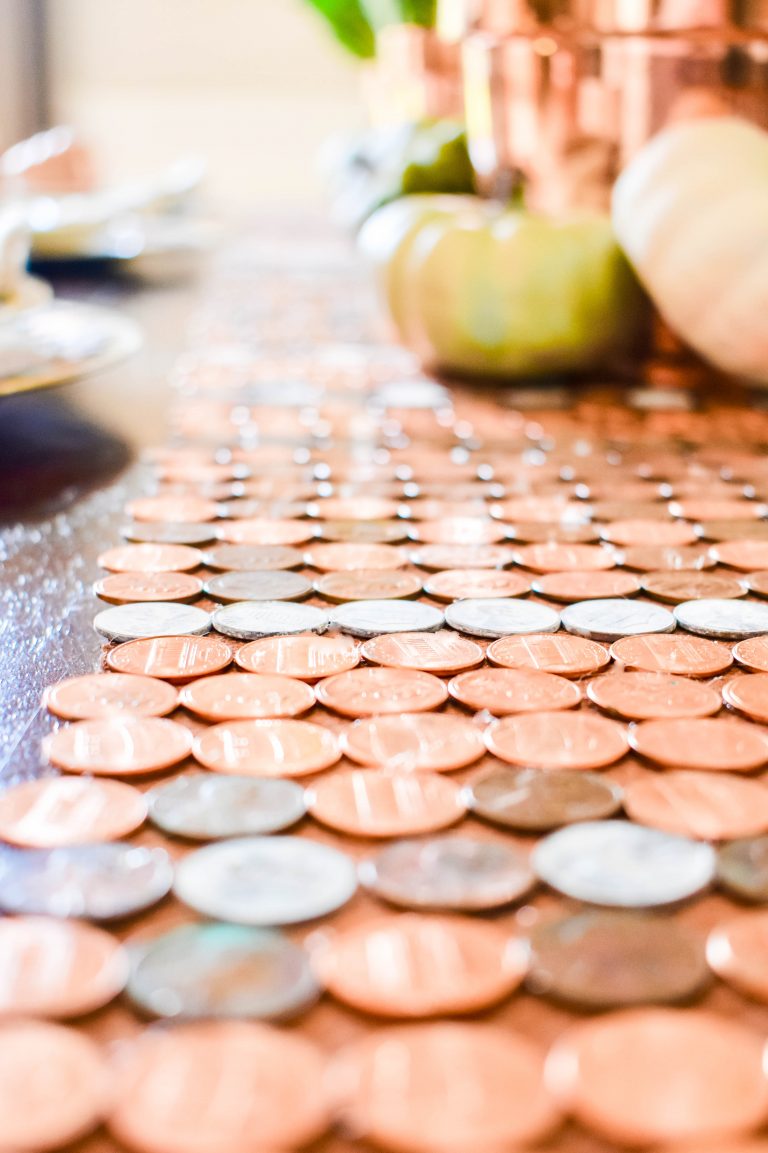 The Lucky Penny Table & DIY Table Runner – JENRON DESIGNS