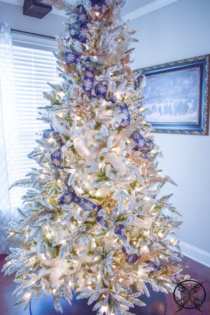 How to Make Your Artificial Flocked Tree Look Fuller - JENRON DESIGNS