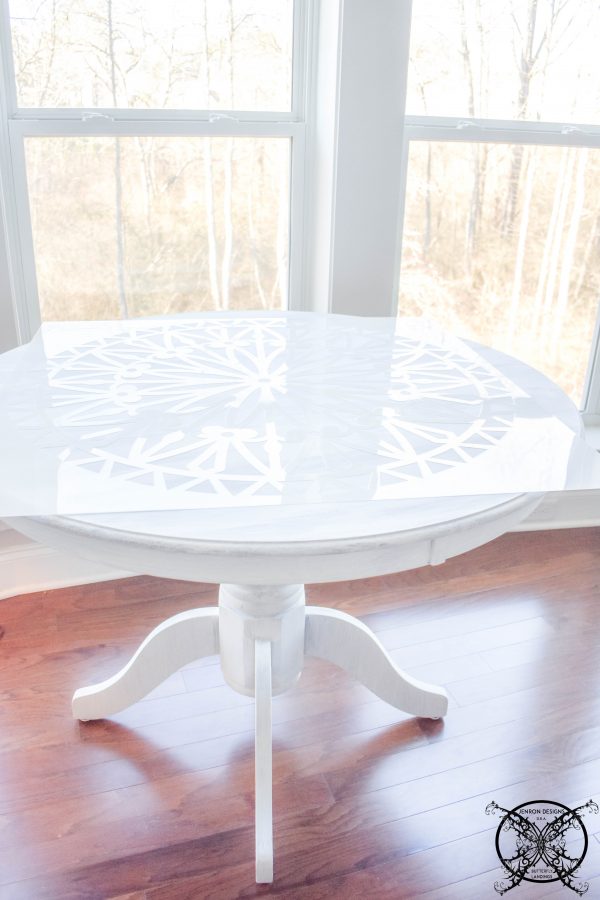 How to Stencil a Tabletop Step by Step DIY – JENRON DESIGNS