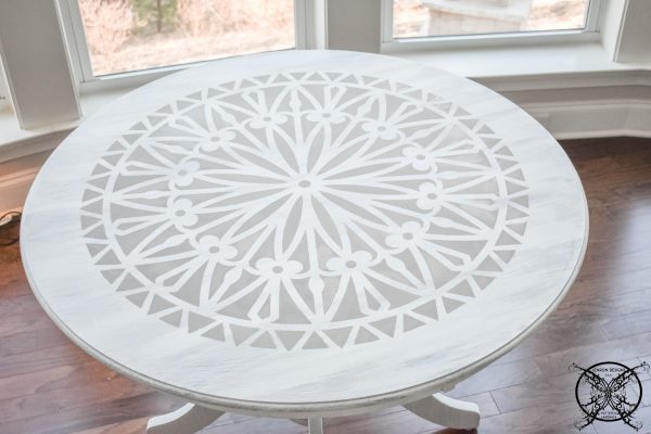 How to Stencil a Tabletop Step by Step DIY – JENRON DESIGNS
