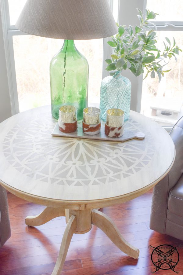 How to Stencil a Tabletop Step by Step DIY – JENRON DESIGNS