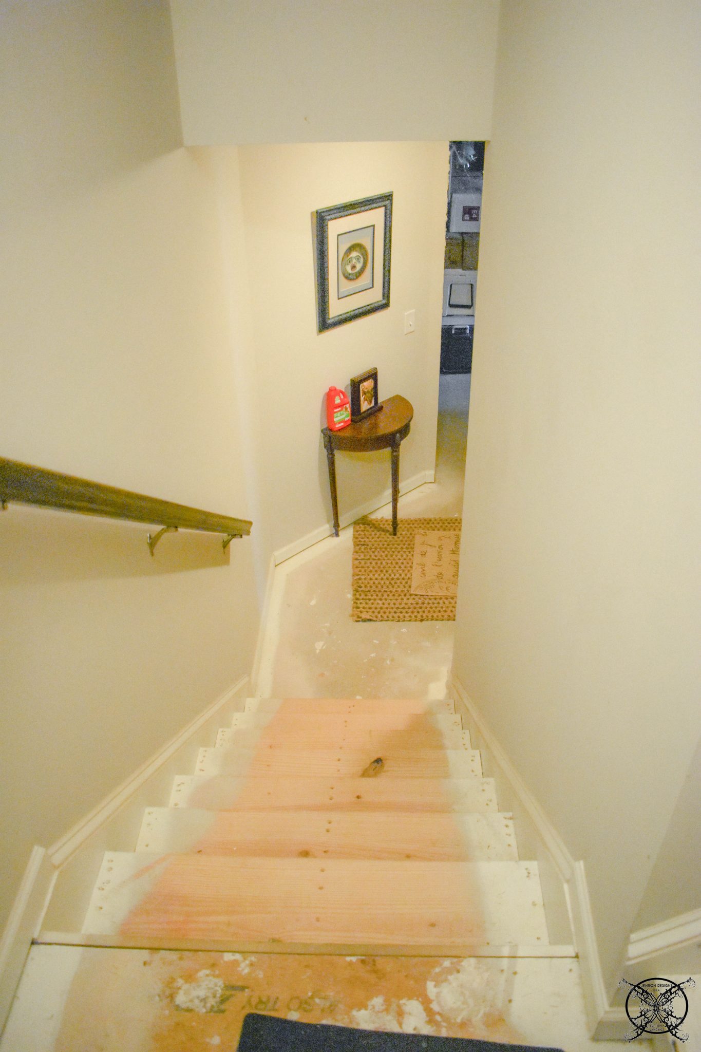 $100 Room Challenge: Staircase Landing – JENRON DESIGNS