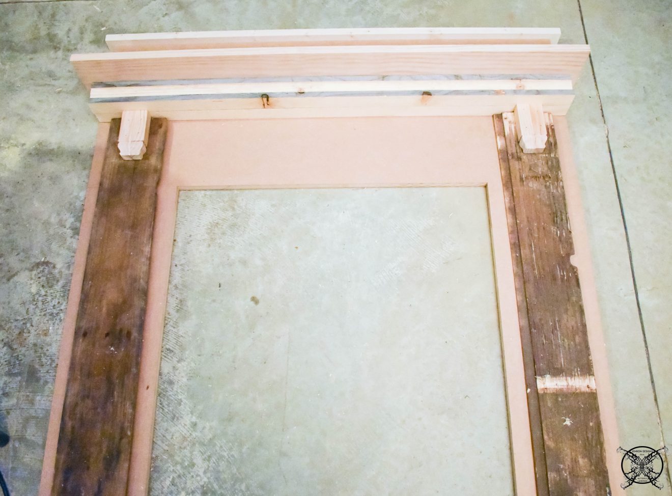 DIY A Faux Farmhouse Mantle – JENRON DESIGNS