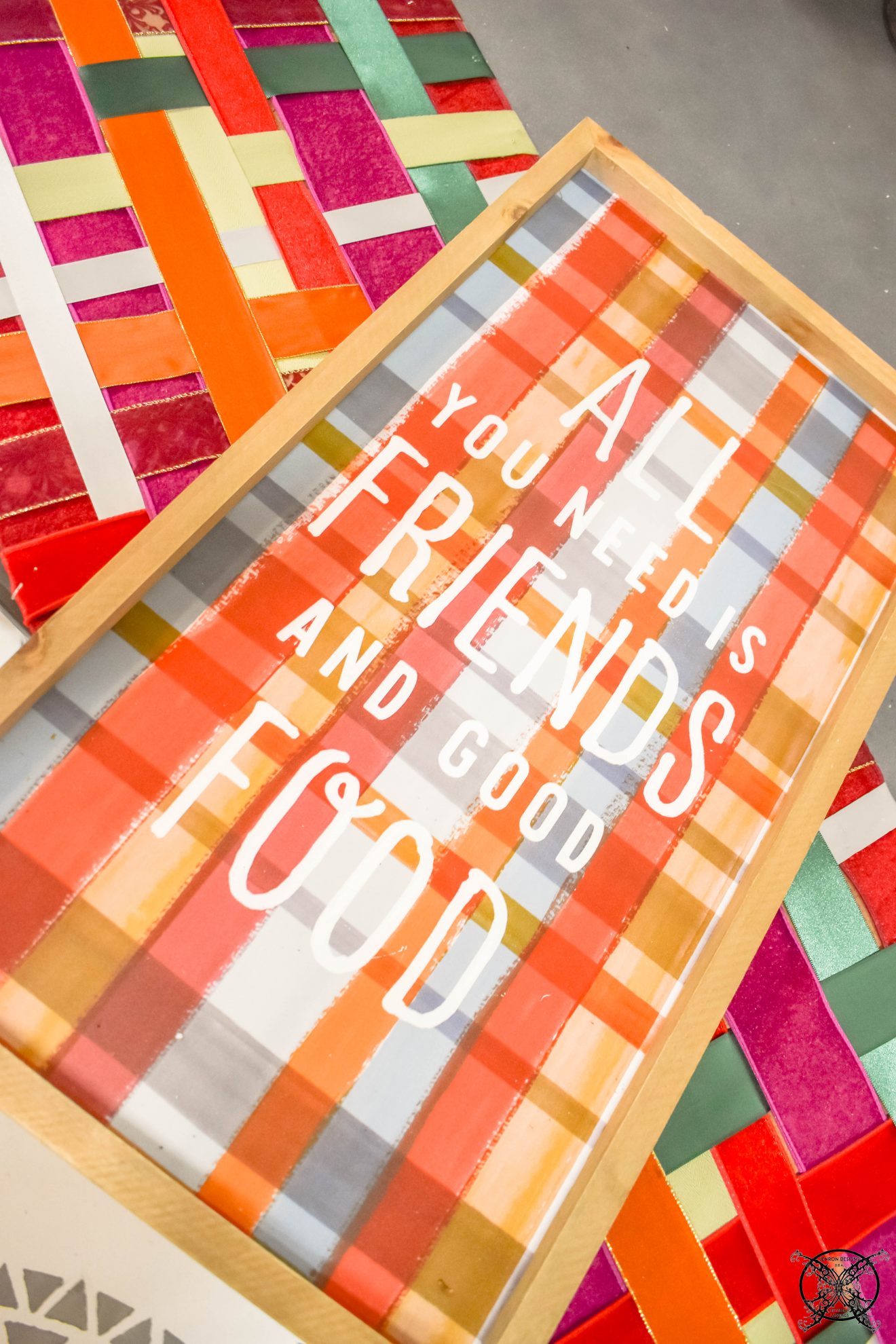 DIY Basket Weave Ribbon Table Runner – JENRON DESIGNS