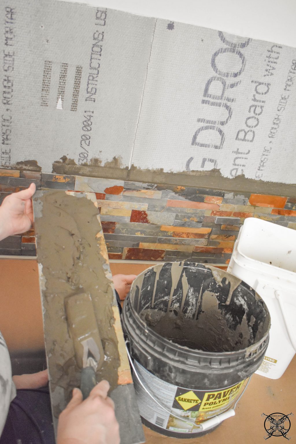 ORC: Adding Stone Tile to a Fireplace – JENRON DESIGNS