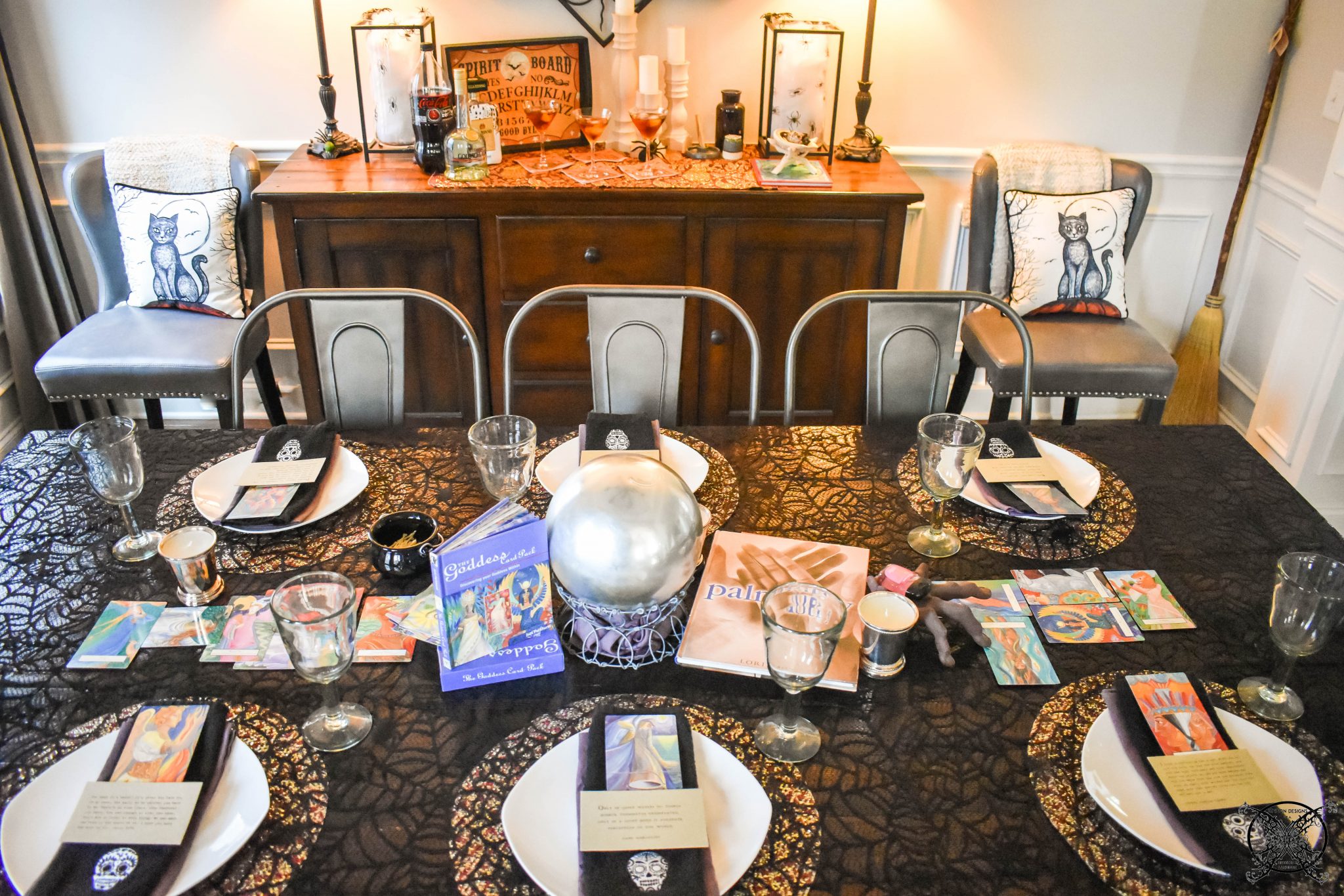 Fortune Teller’s Ball, Halloween Tablescape & Decor – JENRON DESIGNS