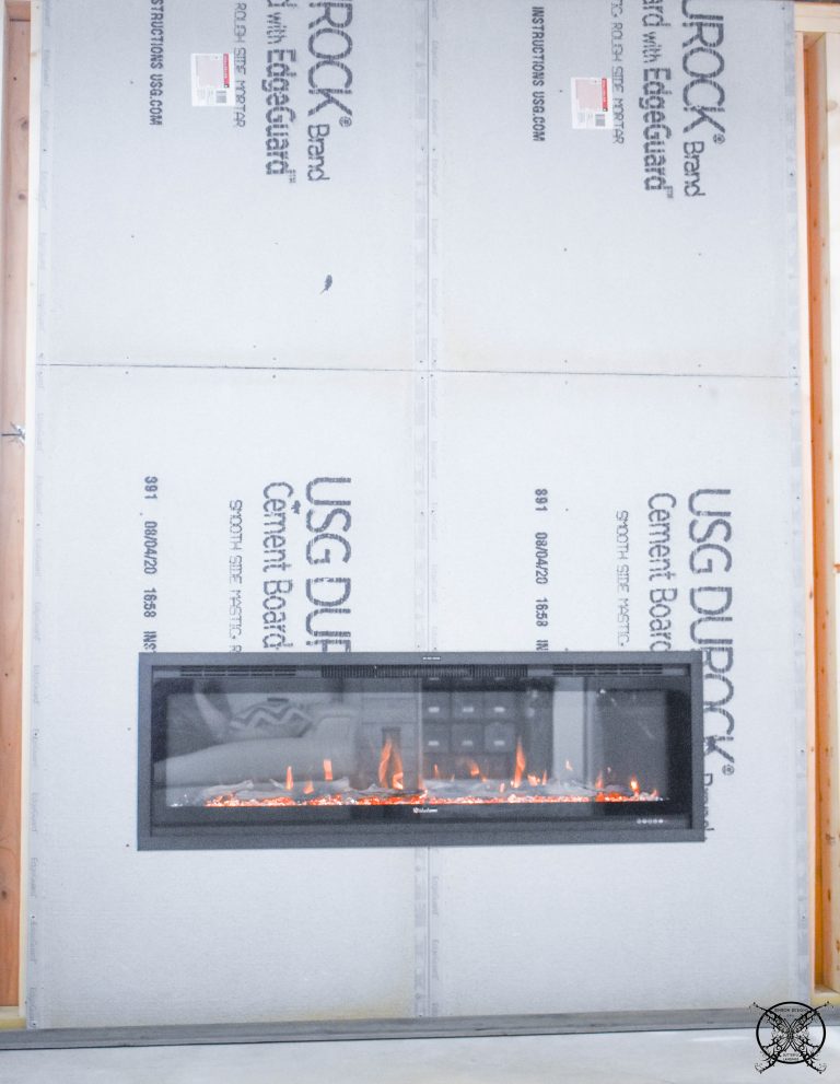 Installing A Recessed Custom Build Fireplace – JENRON DESIGNS