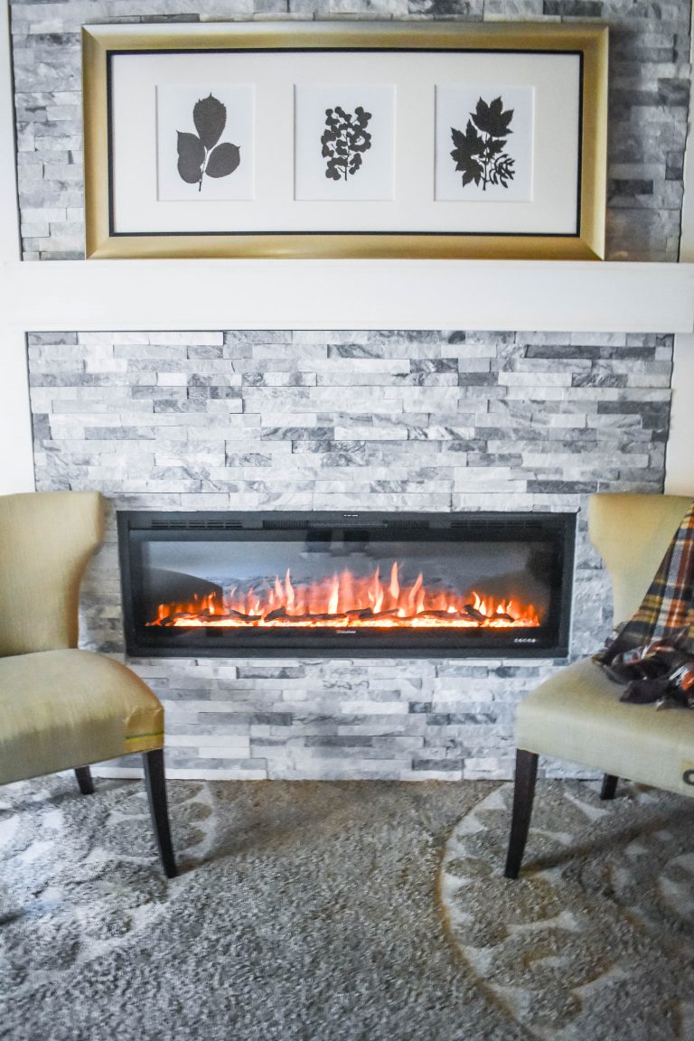 Installing A Recessed Custom Build Fireplace - JENRON DESIGNS