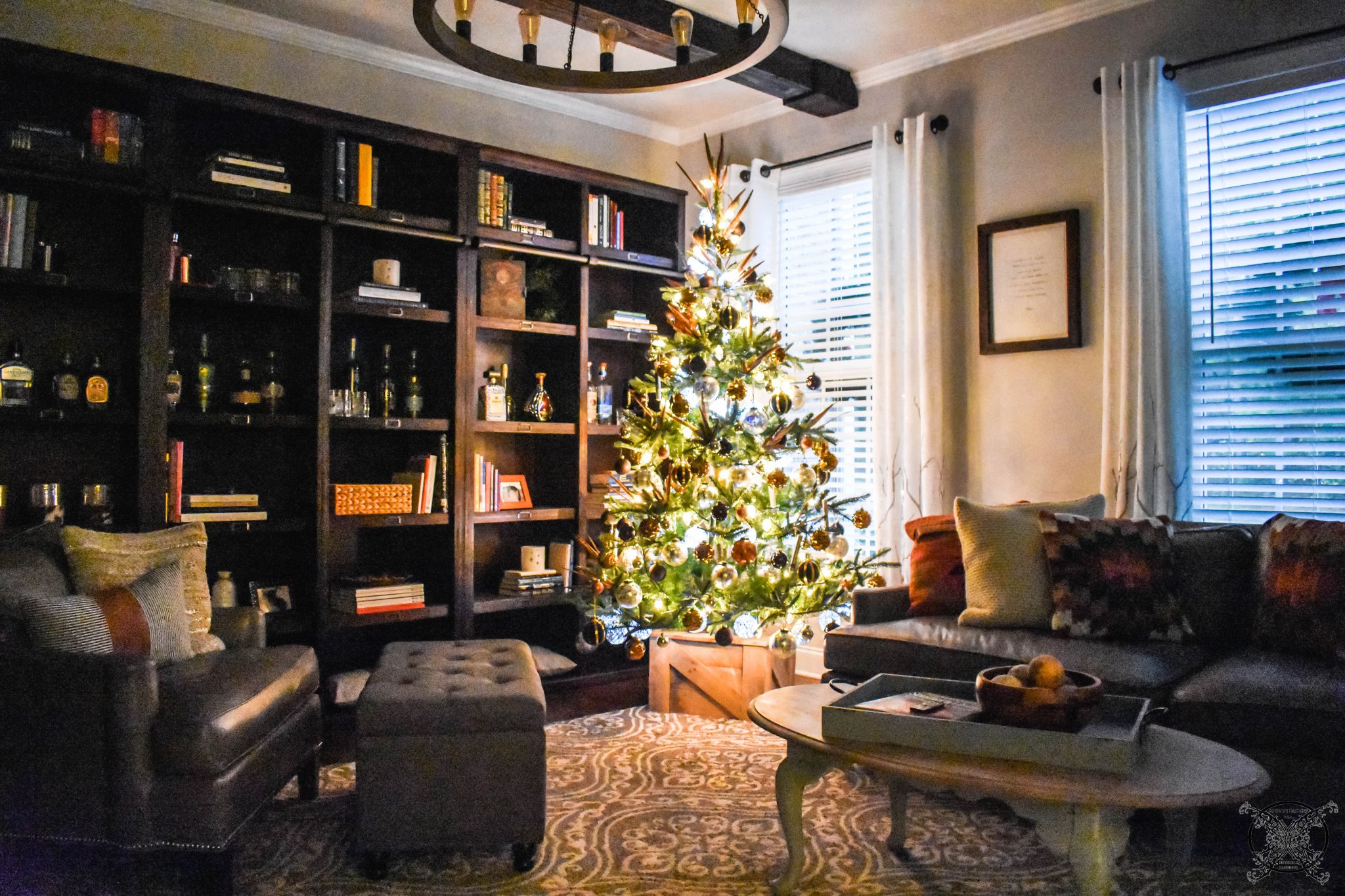 Vintage Cigar & Bourbon Library Tree – JENRON DESIGNS