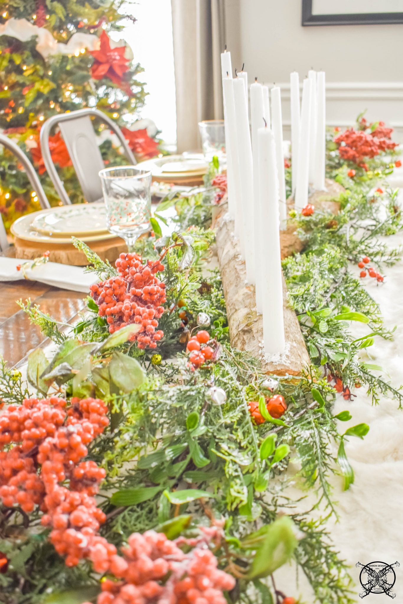 Making a Yule Log Candle Centerpiece – JENRON DESIGNS