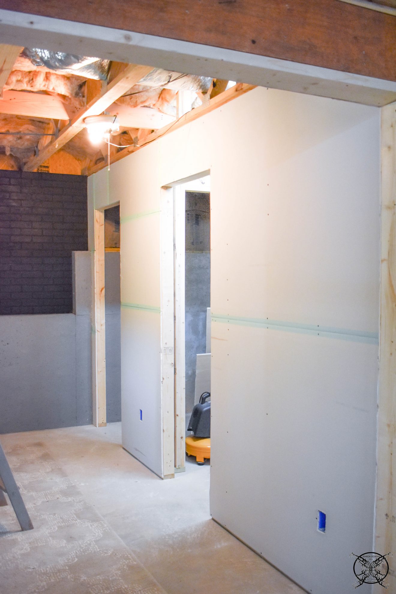 Installing Sheetrock in Your Home – JENRON DESIGNS