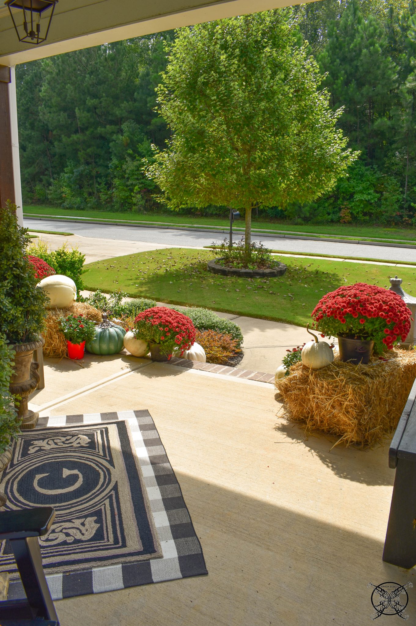 Setting a Fall Transitional Fall Porch – JENRON DESIGNS