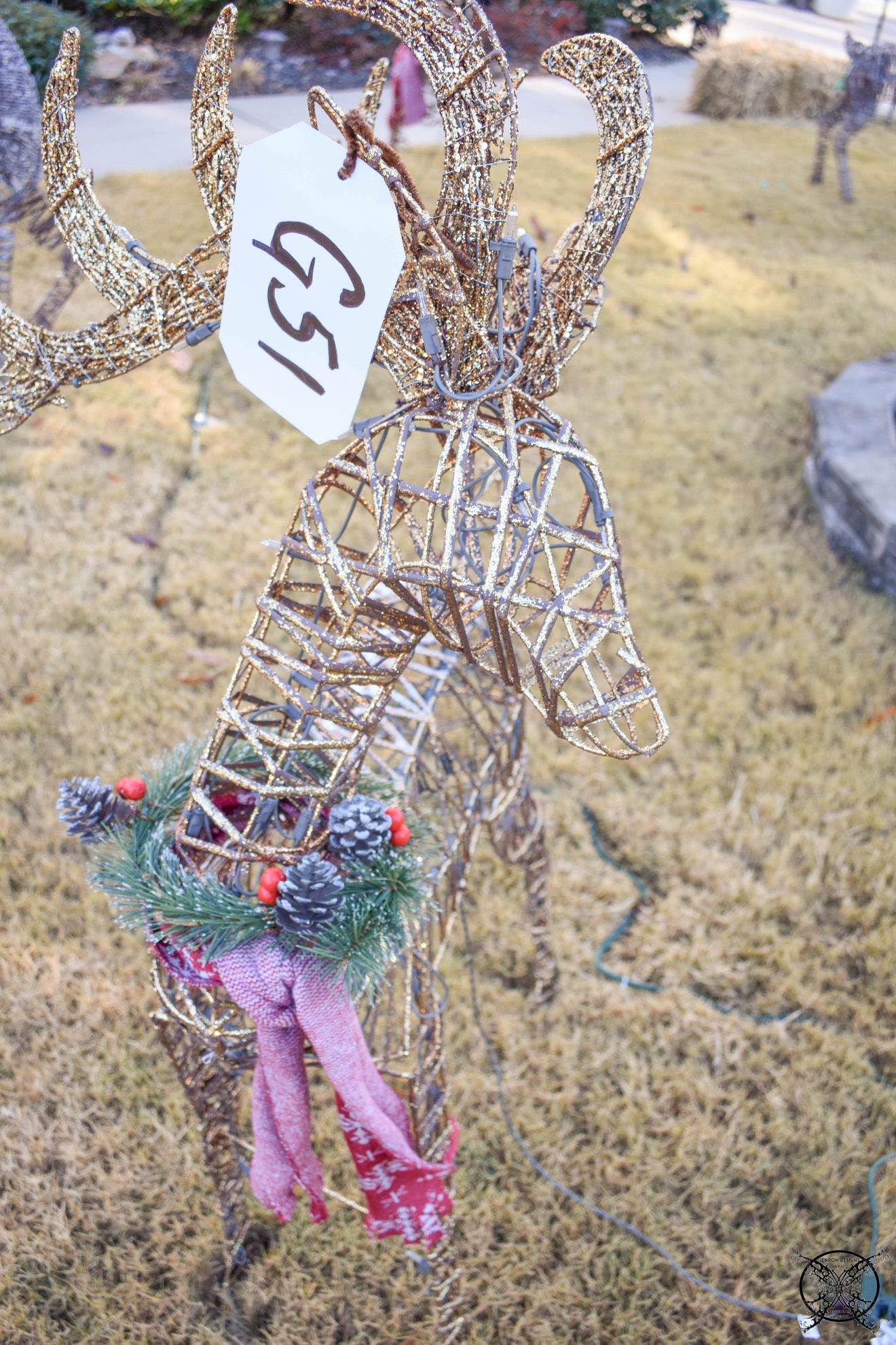 Rudolph's Reindeer Games Holiday Interactive Yard - JENRON DESIGNS