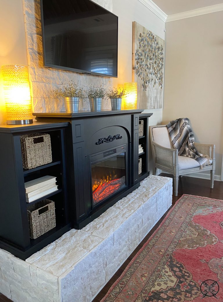 Building A Stone Fireplace Hearth – JENRON DESIGNS