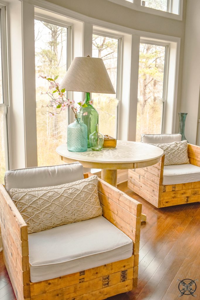 DIY Rustic Swivel Chairs – JENRON DESIGNS