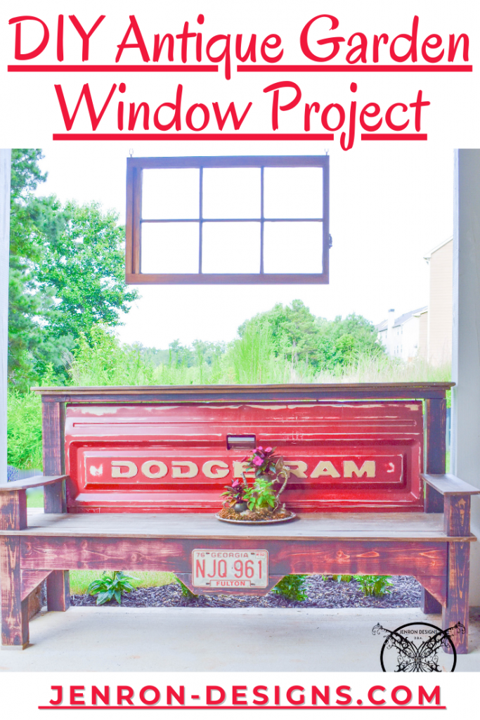 DIY Antique Garden Window Project – JENRON DESIGNS