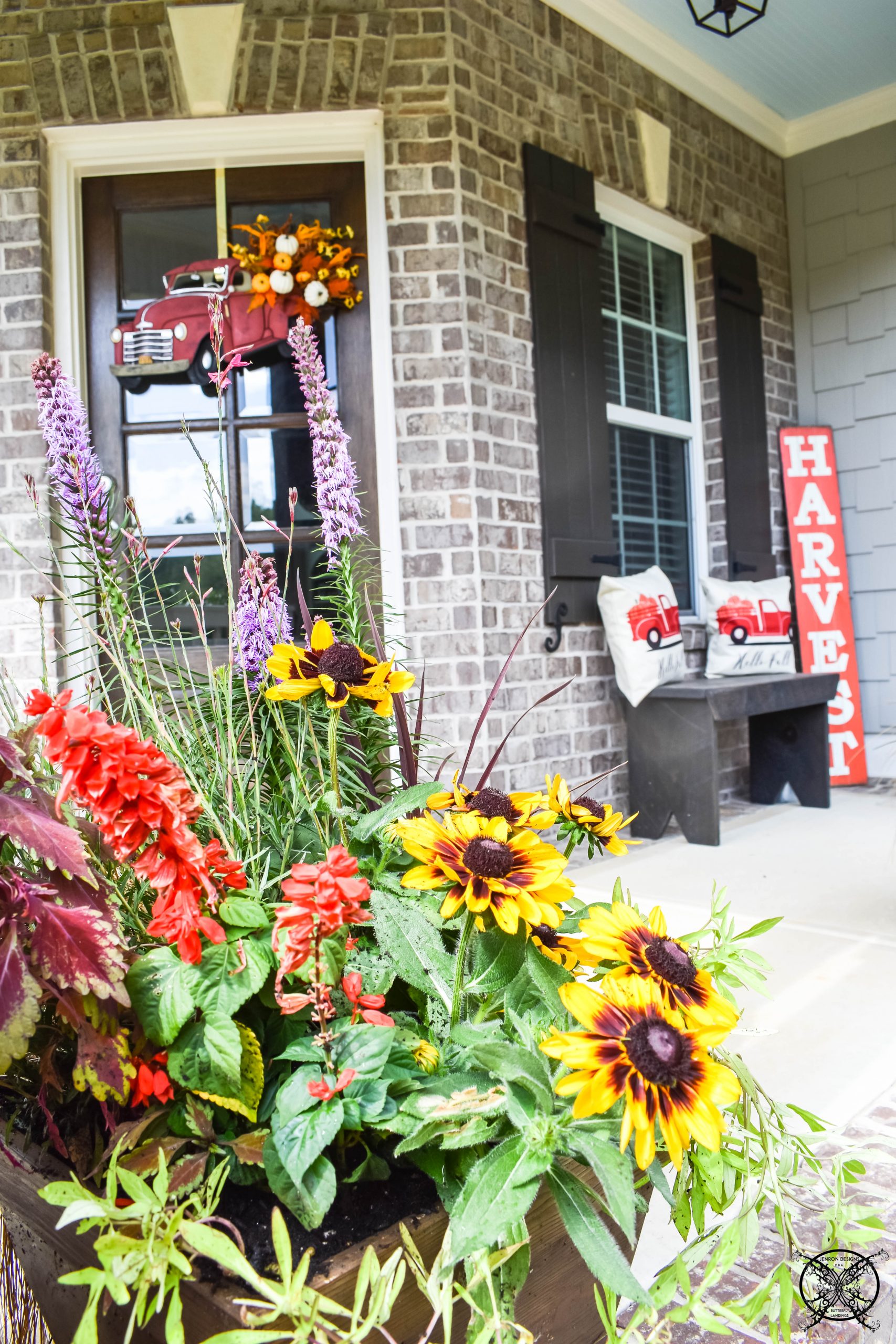First Look At My Fall Front Porch – JENRON DESIGNS
