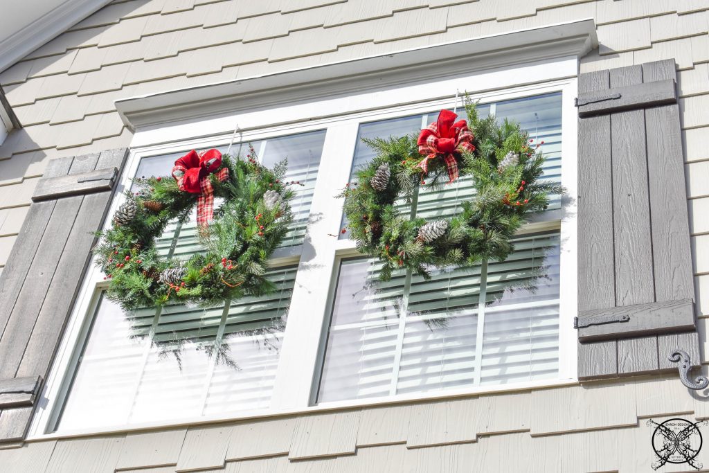 How To Hang Holiday Window Wreaths - JENRON DESIGNS